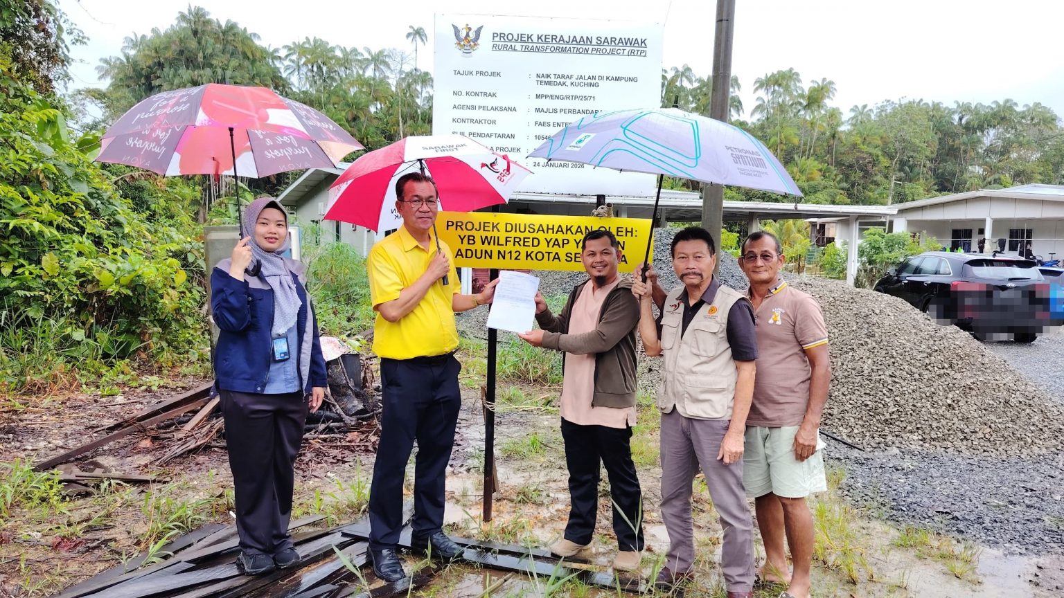 Wilfred Yap Hands Over Three RTP Projects Worth RM640,000 – SUPP News Portal